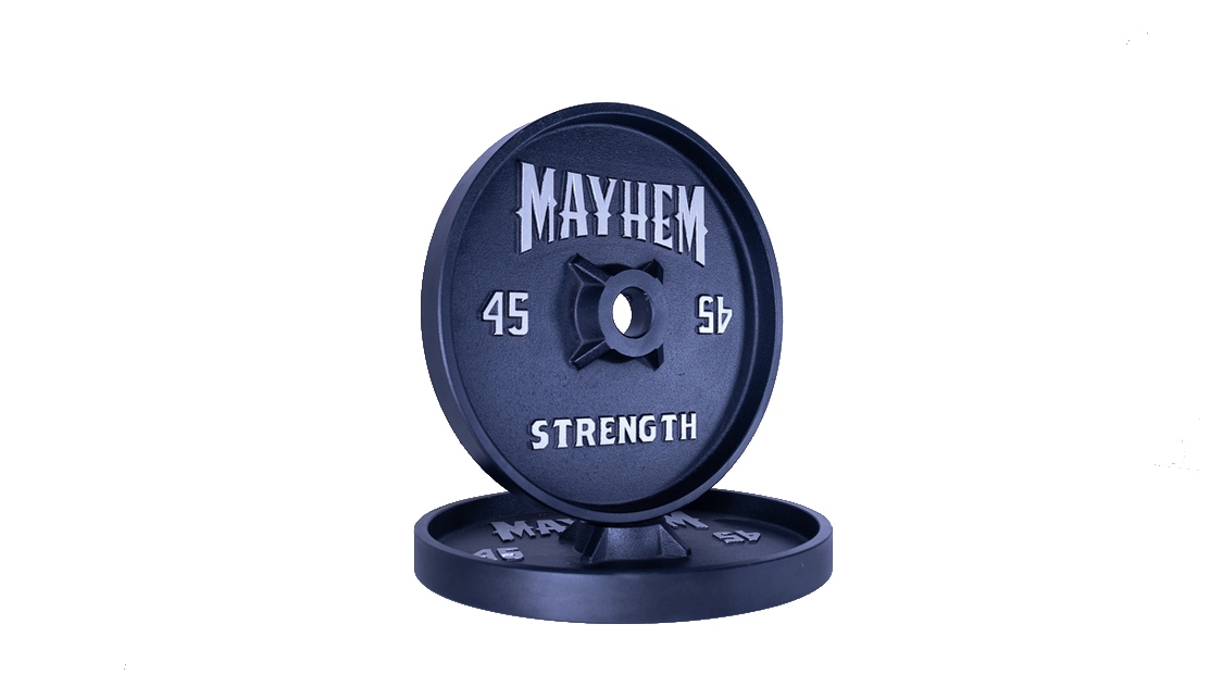 Mayhem Strength Deep Dish Iron Plates – Mayhem Strength Gym Equipment